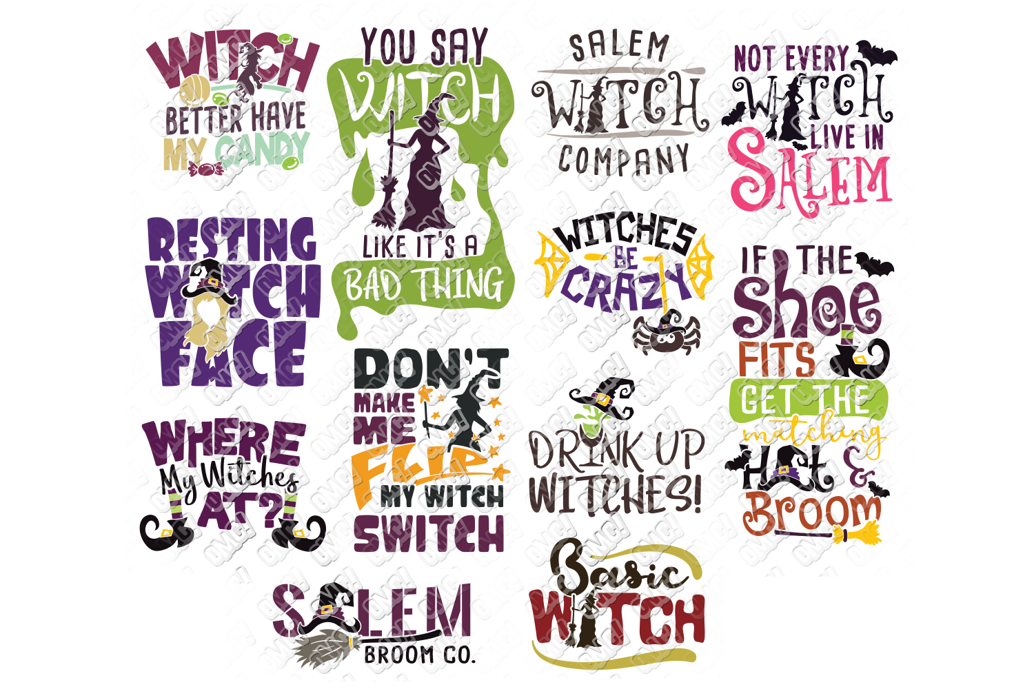 Witch Quotes Sayings Wording SVG in SVG, DXF, PNG, EPS, JPEG (137319 ...