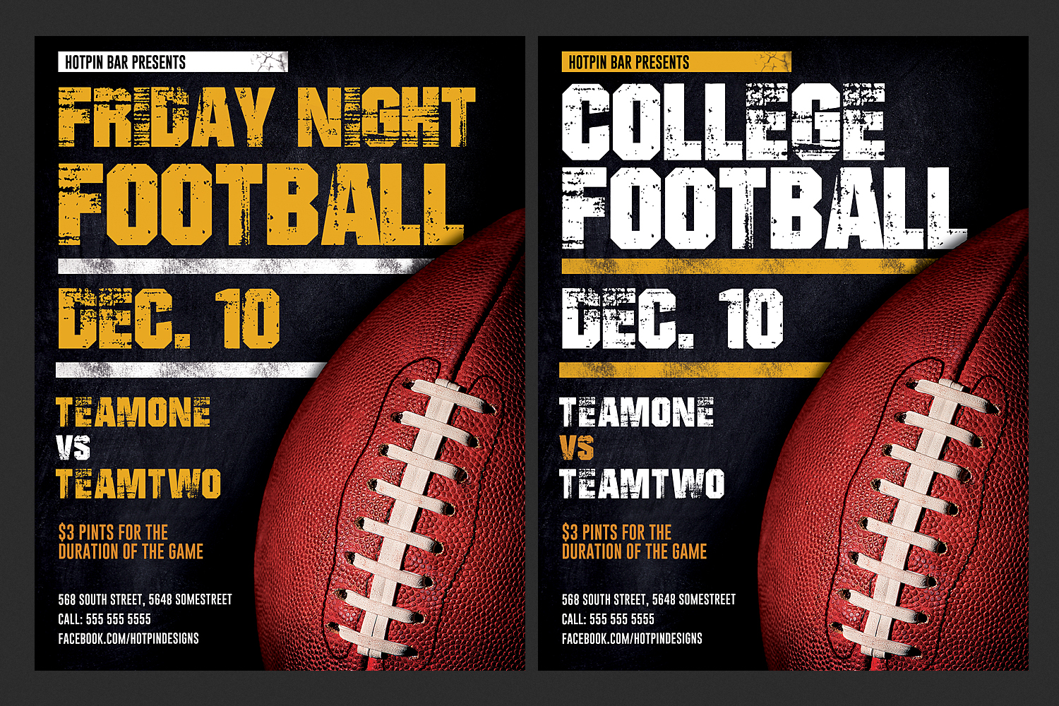 american-football-flyer-template