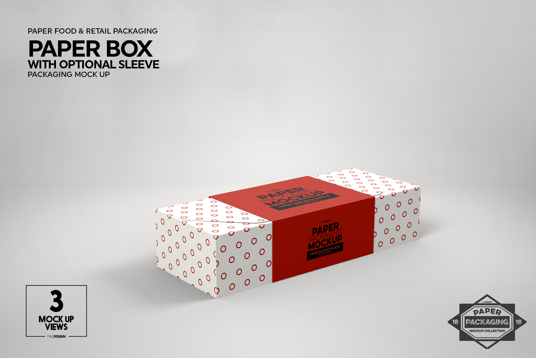 Paper Boxes with Optional Sleeve Packaging Mockup (352200) | Branding ...