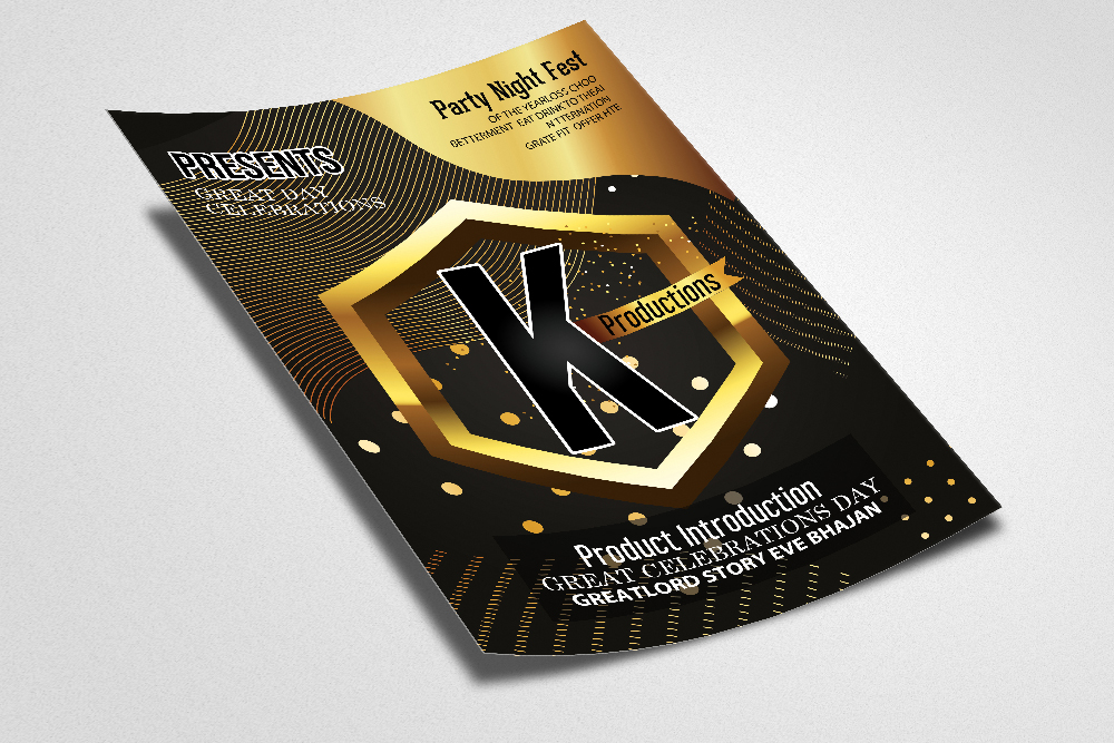 Product Introduction Party Flyer template