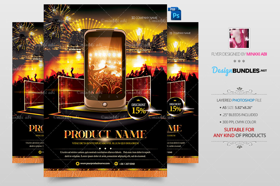 Product Showcase Vs 4 Flyer (274123) | Flyers | Design Bundles