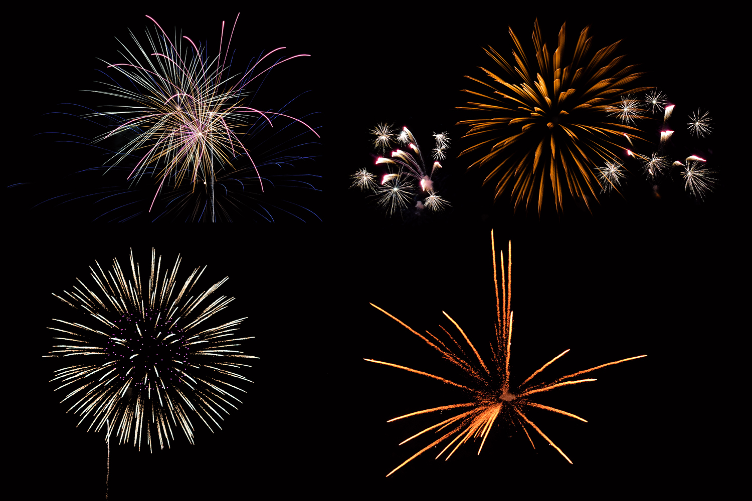 Wedding Fireworks Clipart
