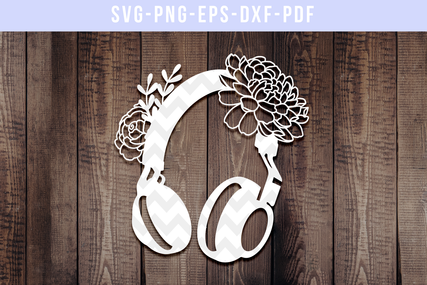Bundle Of 6 Headphones Papercut Templates, SVG, PDF, DXF (263638 ...
