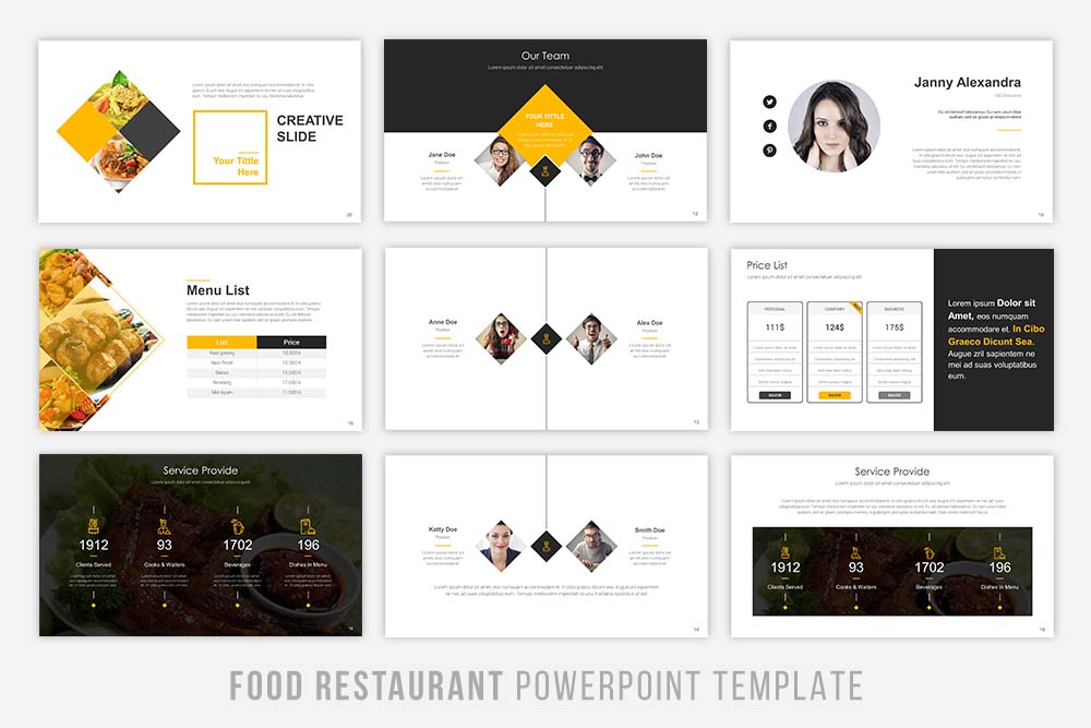 Food Presentation Powerpoint