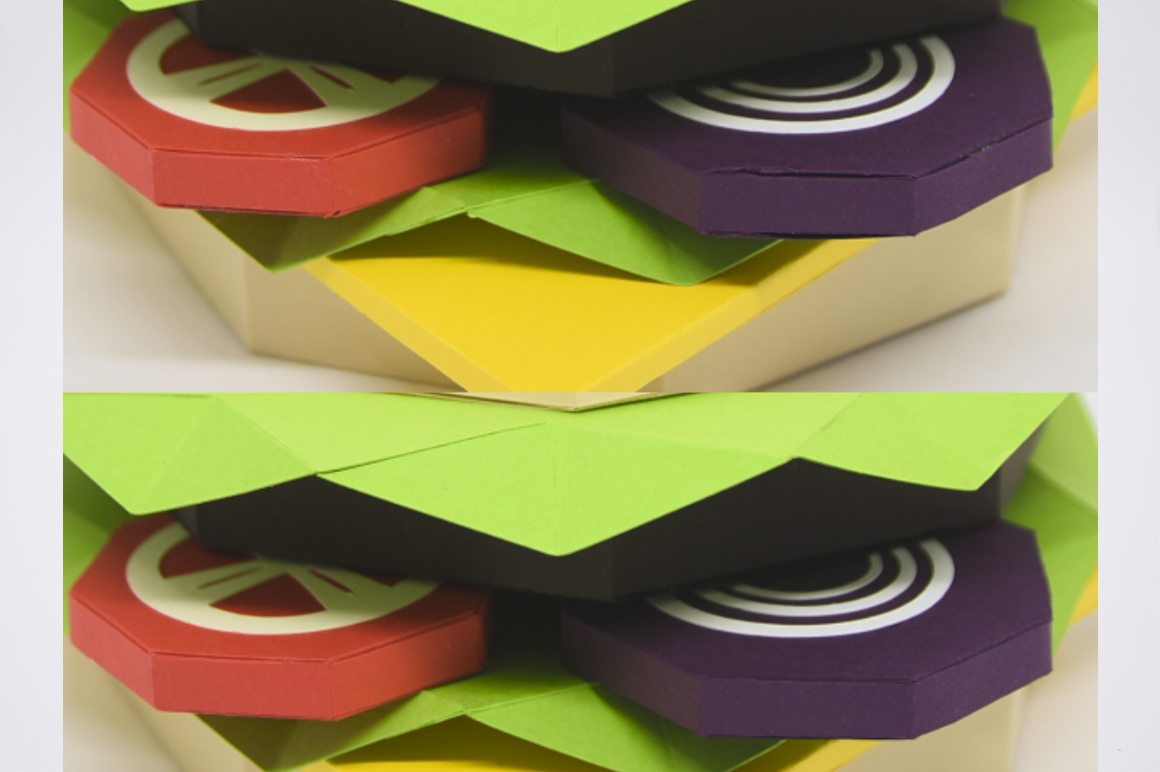 DIY Hamburger - 3d papercraft