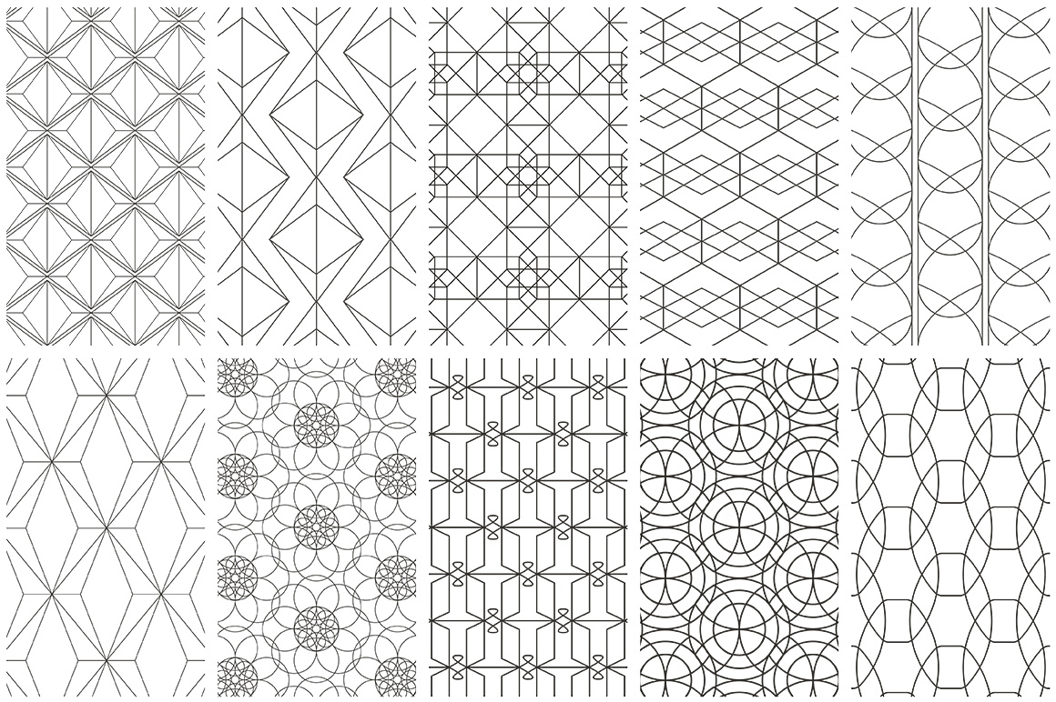 Feminine Elegant Patterns (15570) | Backgrounds | Design Bundles