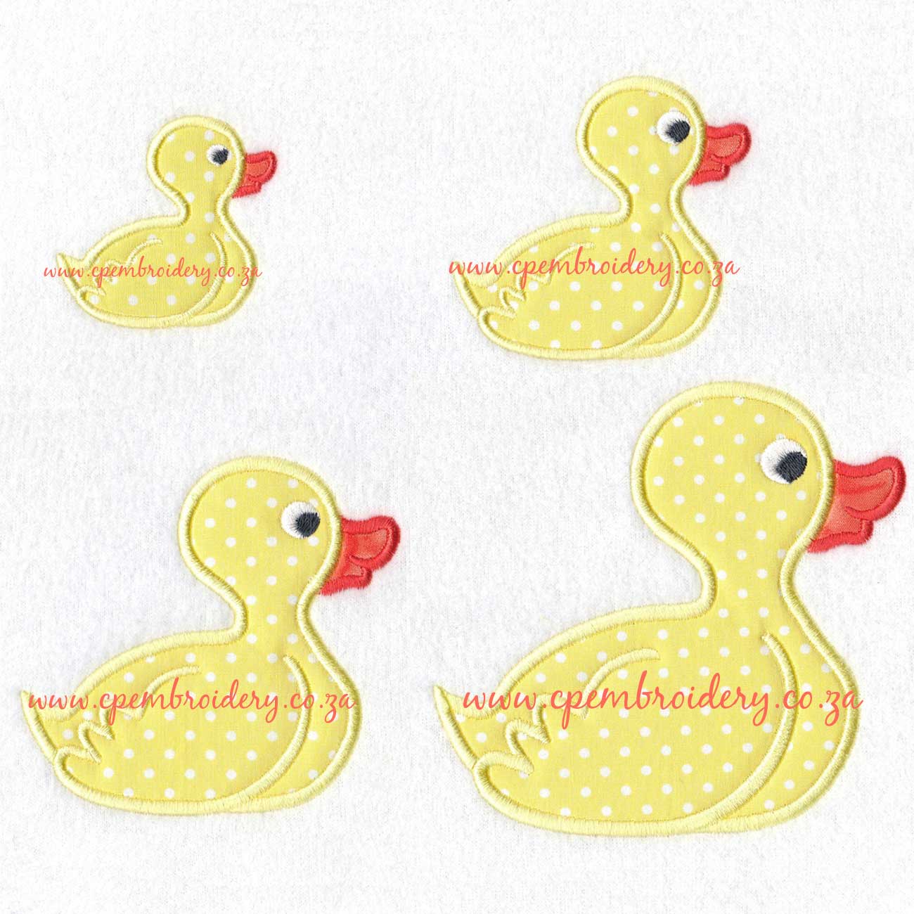 Rubber Duck Silhouette Applique Design (65519) | Embroidery | Design ...