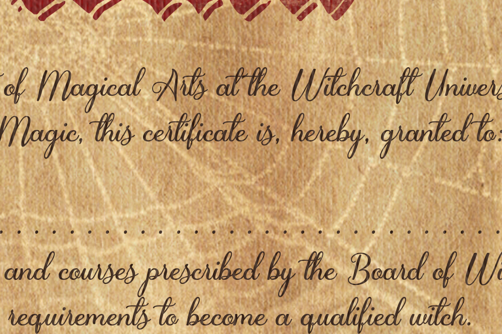 Witch/ Wizard Diploma - Printable Halloween Certificates (319254 ...