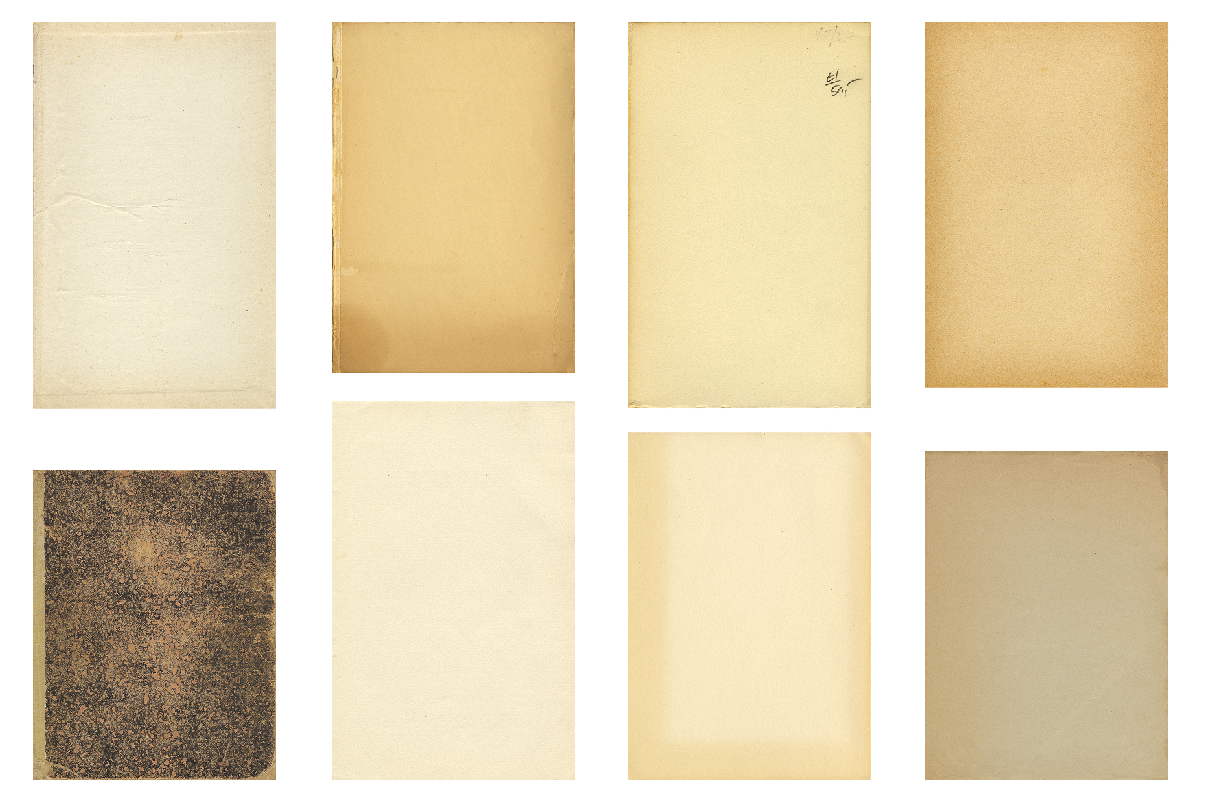 The Dusty Vintage Paper Pack Vol. 1 (116106) | Textures | Design Bundles