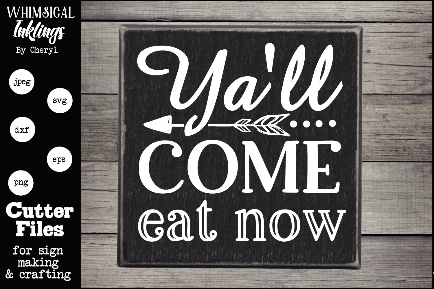 Y'all Come Eat Now SVG (203033) | SVGs | Design Bundles