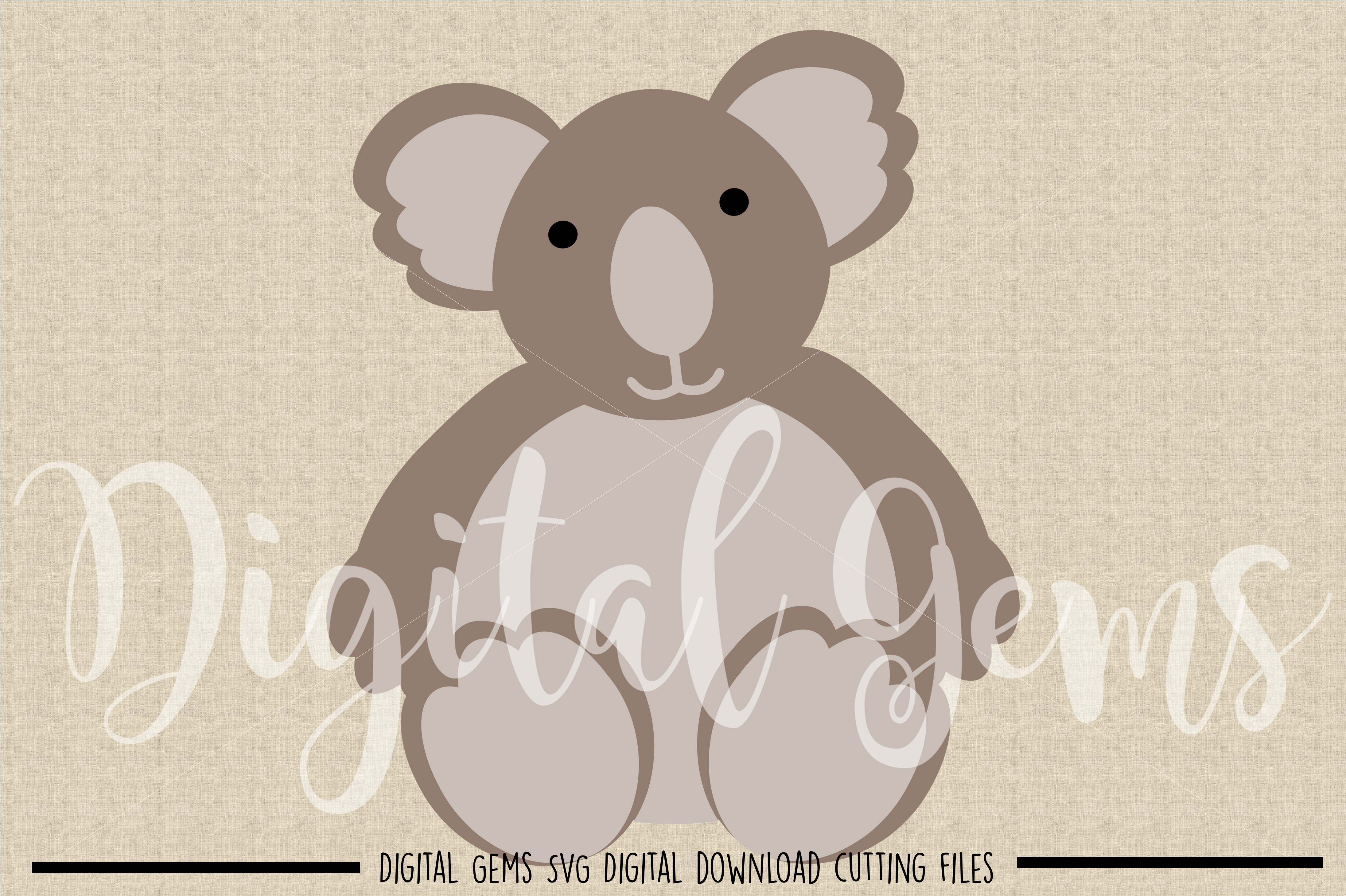 Koala SVG / DXF / EPS / PNG files
