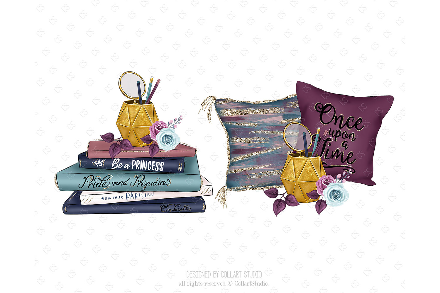 Book lover, reading clip art, Cozy home decor, planner girl (376913 ...