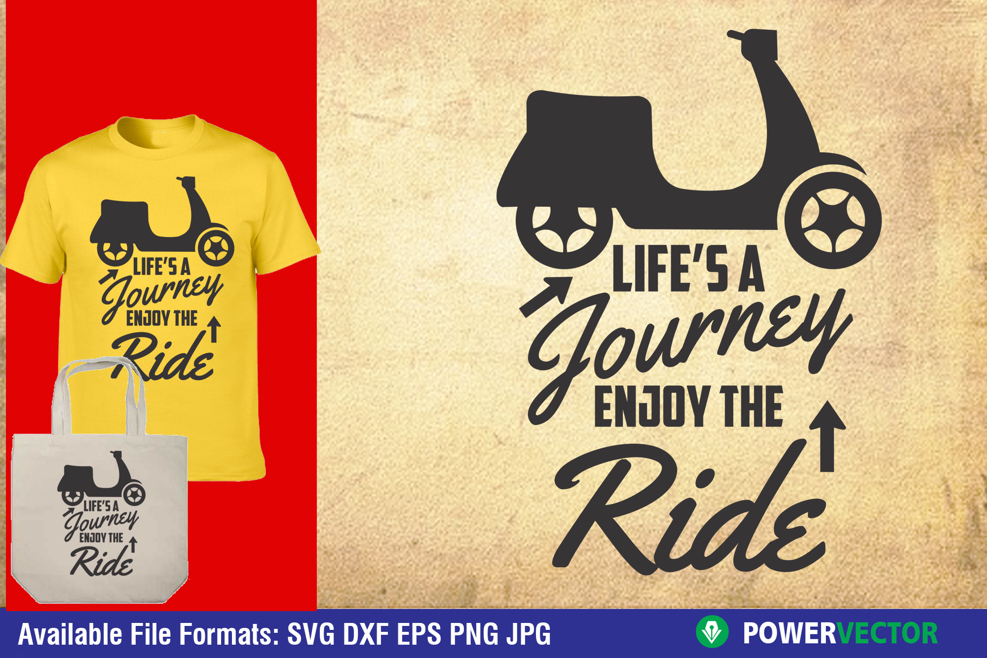 Life's a Journey Enjoy the Ride SVG, Printable Quote