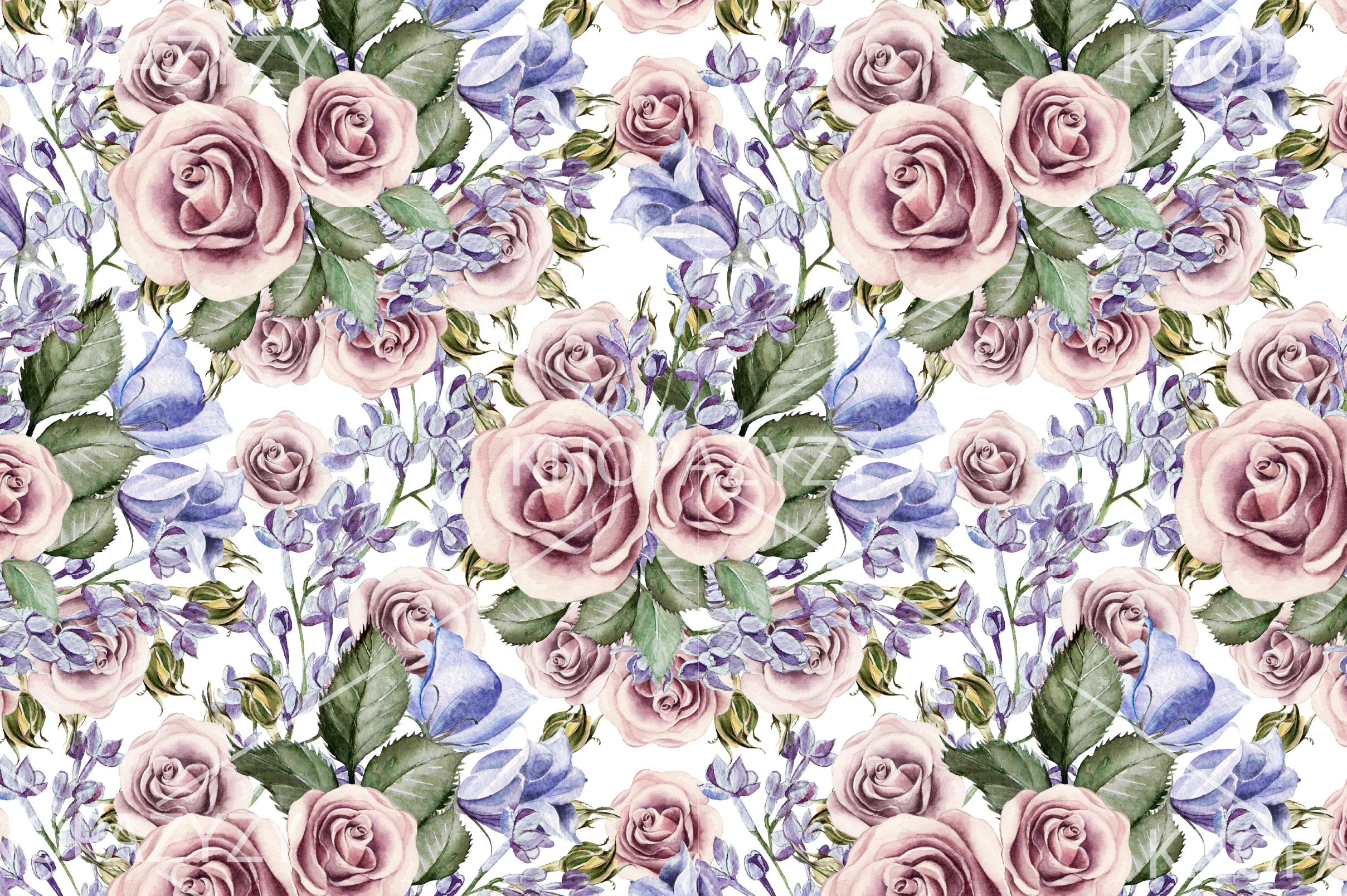 Hand Drawn Watercolor Patterns