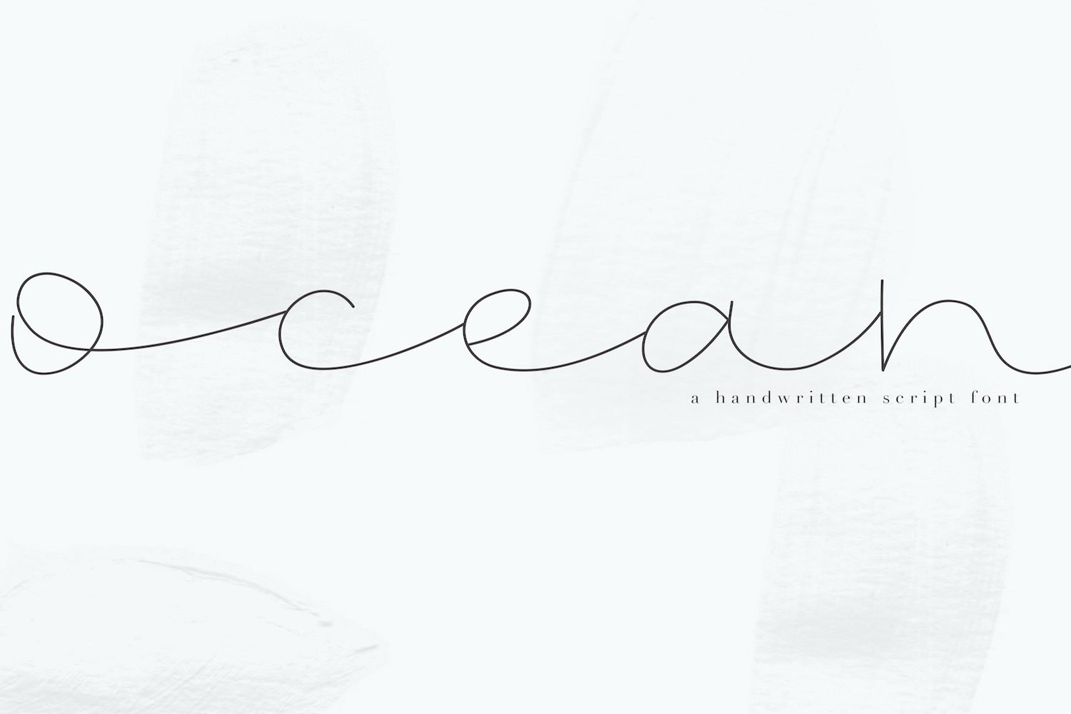 Ocean - Handwritten Script Font (94612) | Script | Font Bundles