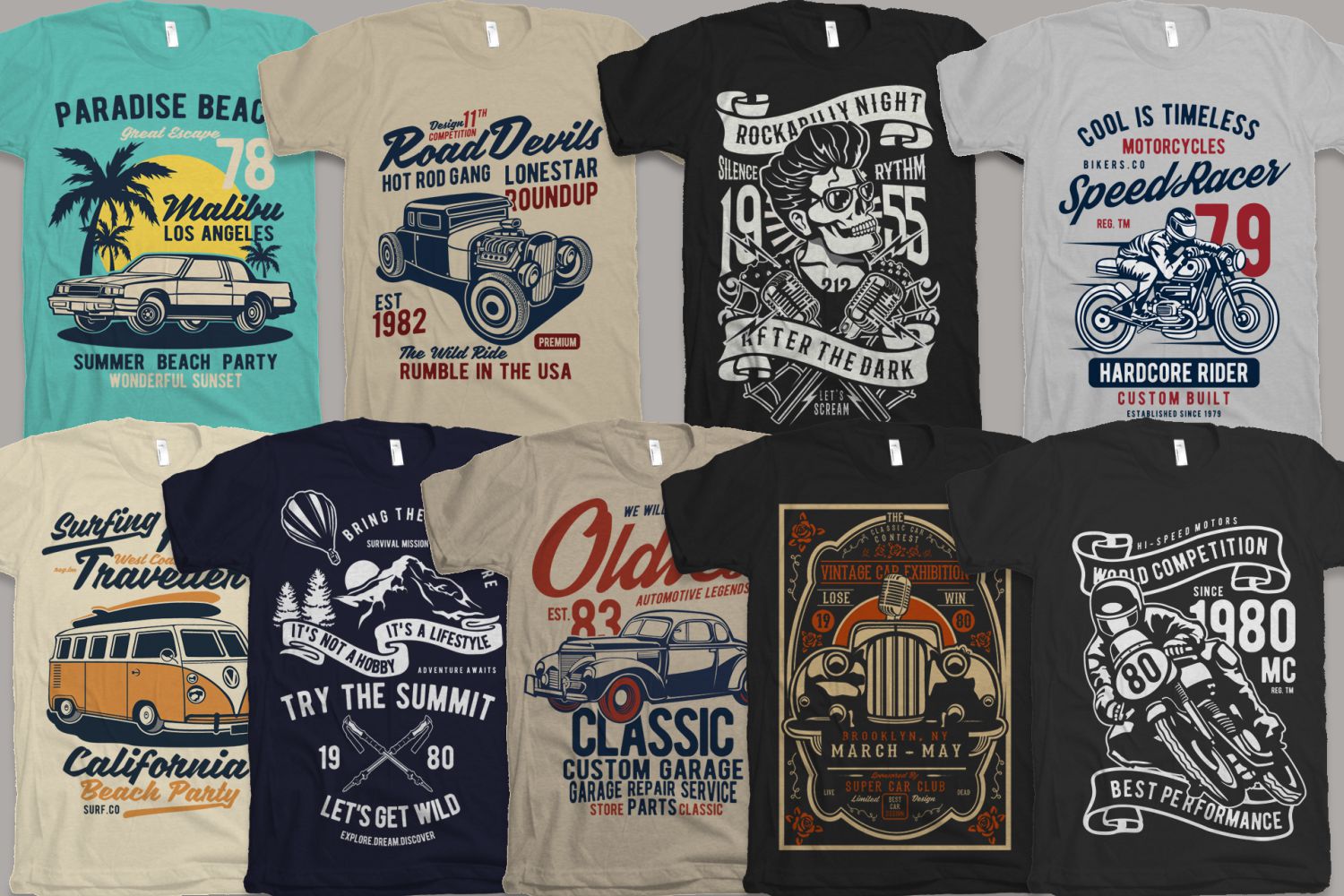 25 Premium Tshirt Designs Big Bundle 3
