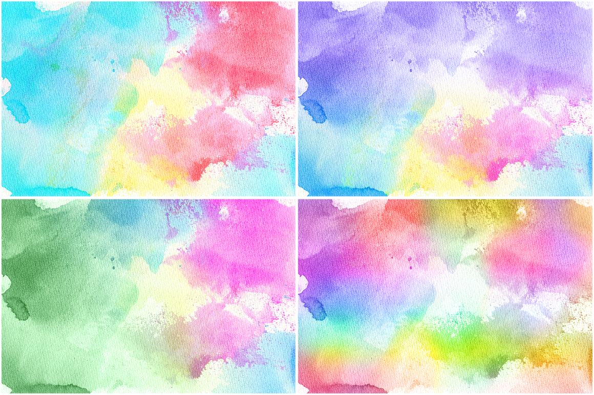 50 Watercolor Backgrounds 02