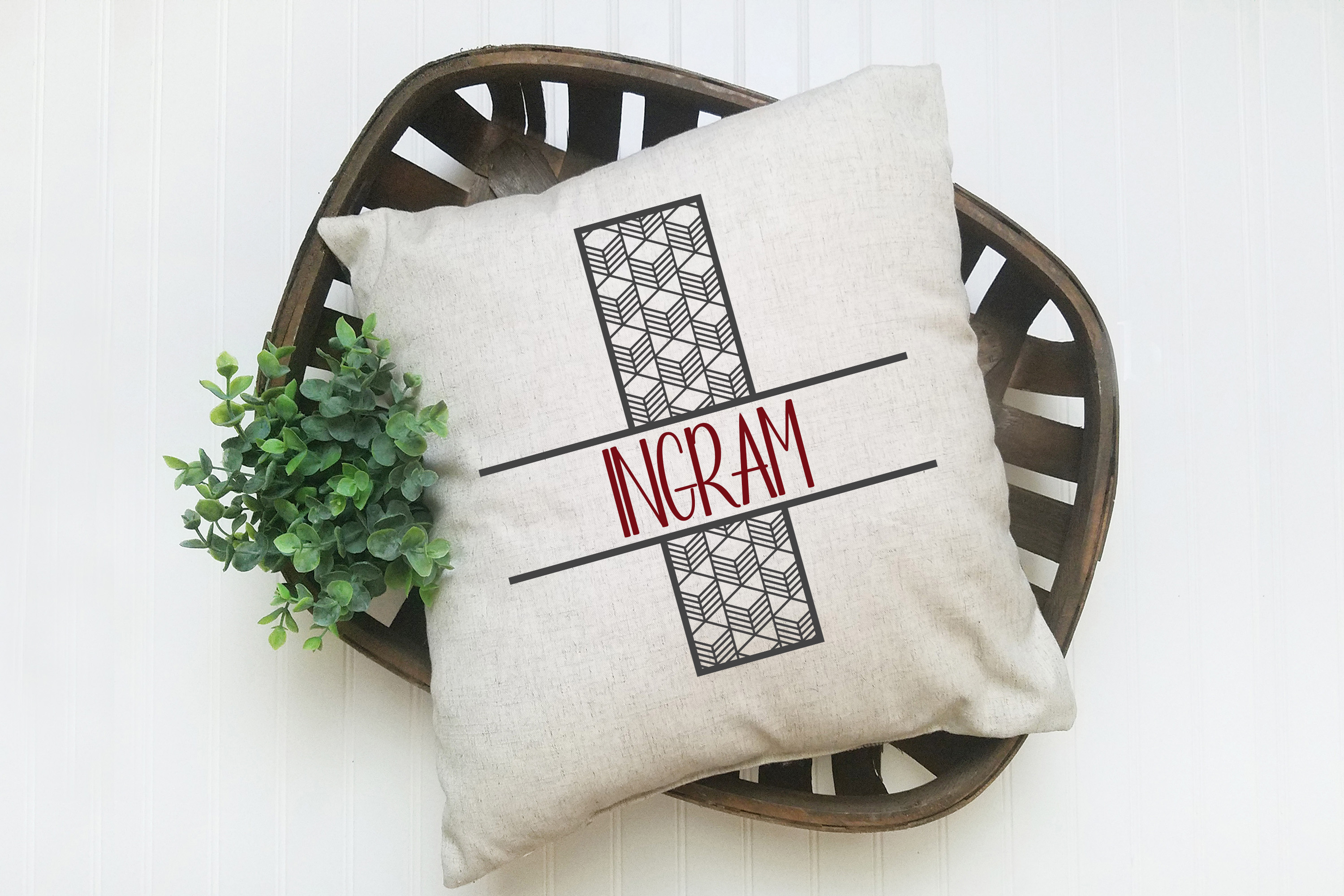 Split Monogram Letter I SVG, Geometric Letter I SVG (384260) | Cut ...