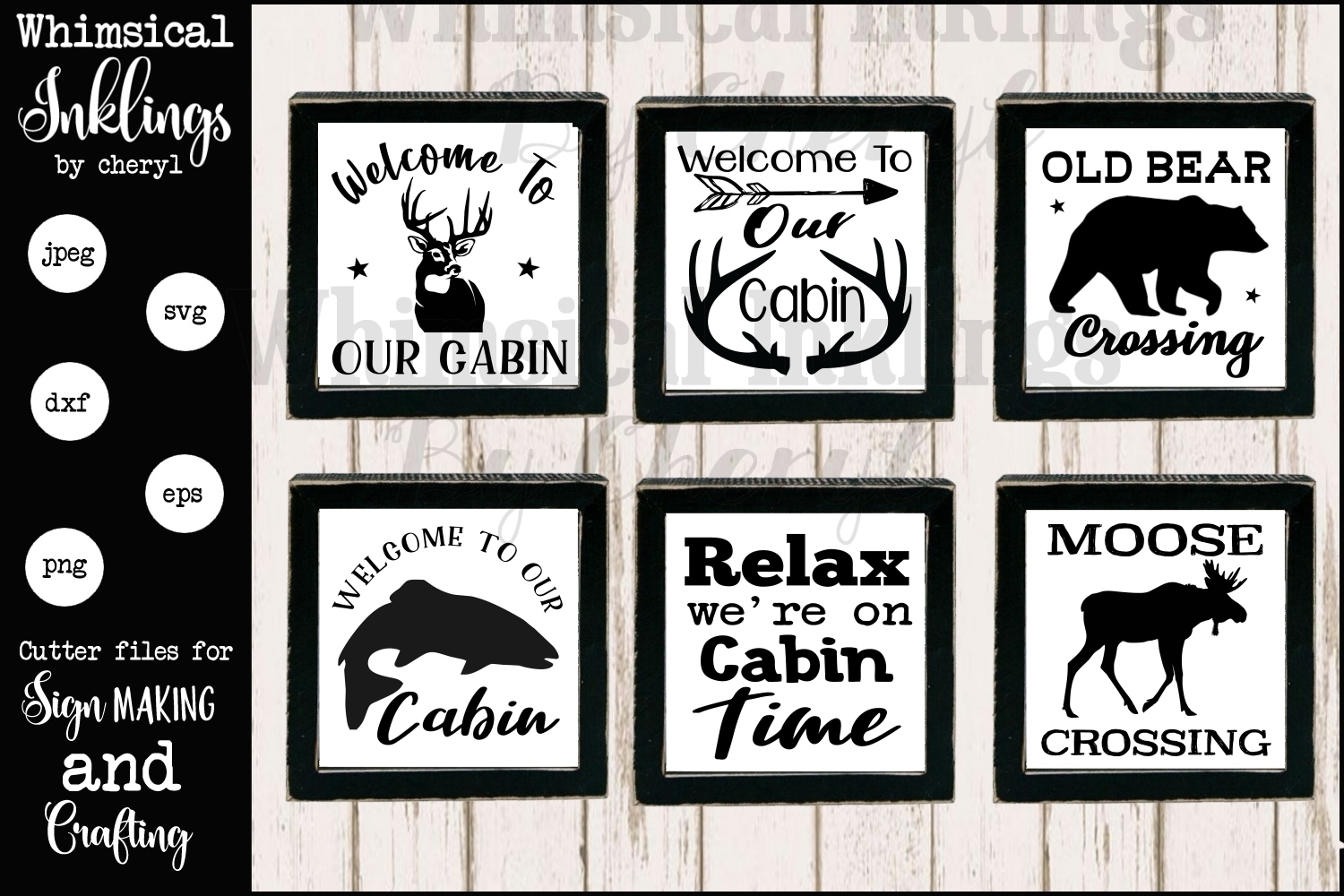 All About The cabin SVG Set (139170) | SVGs | Design Bundles