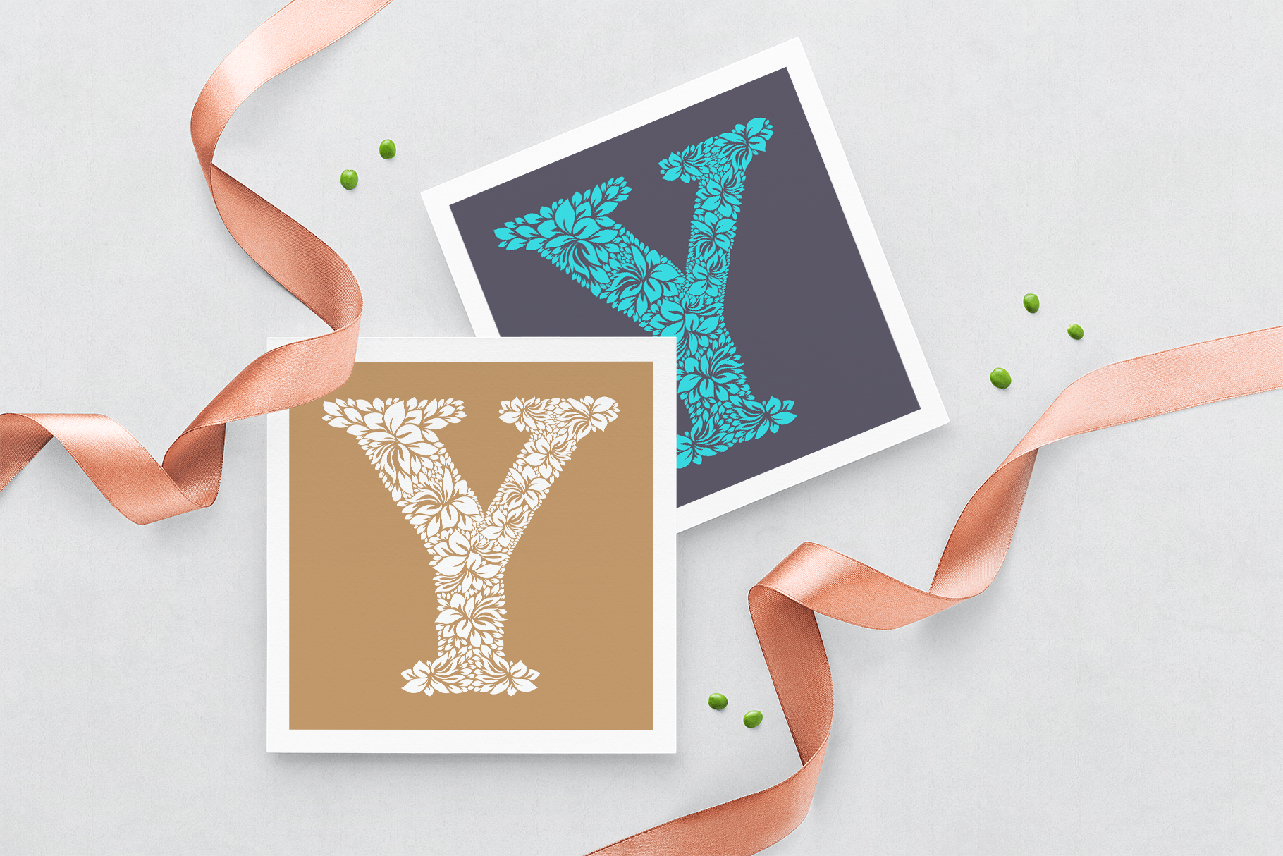 Letter Y - Floral Logo Template (292803) | Logos | Design Bundles