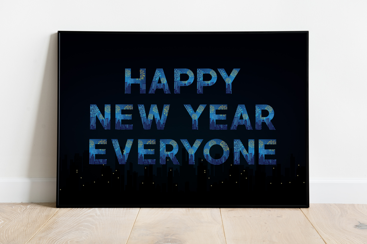 New Years Alphabet Set