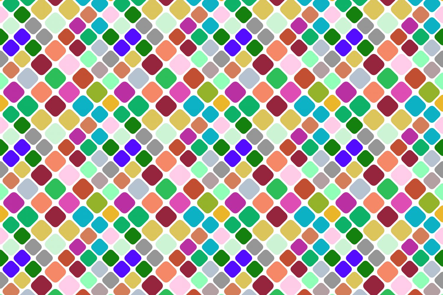24 Seamless Colorful Square Patterns