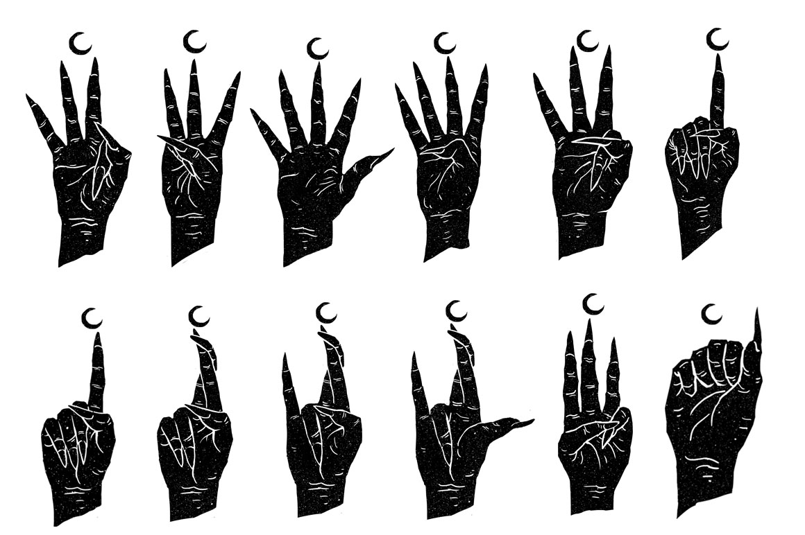 30 Hand Gestures Design (263687) | Illustrations | Design Bundles