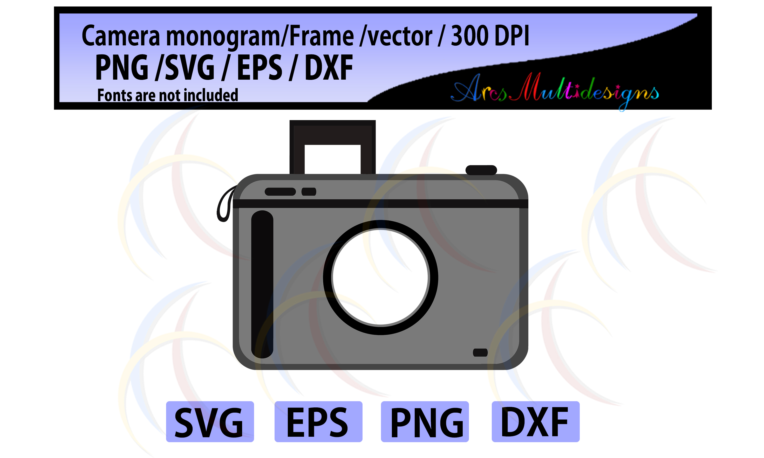 camera monogram / Monogram SVG cut file / monogram frames / camera ...