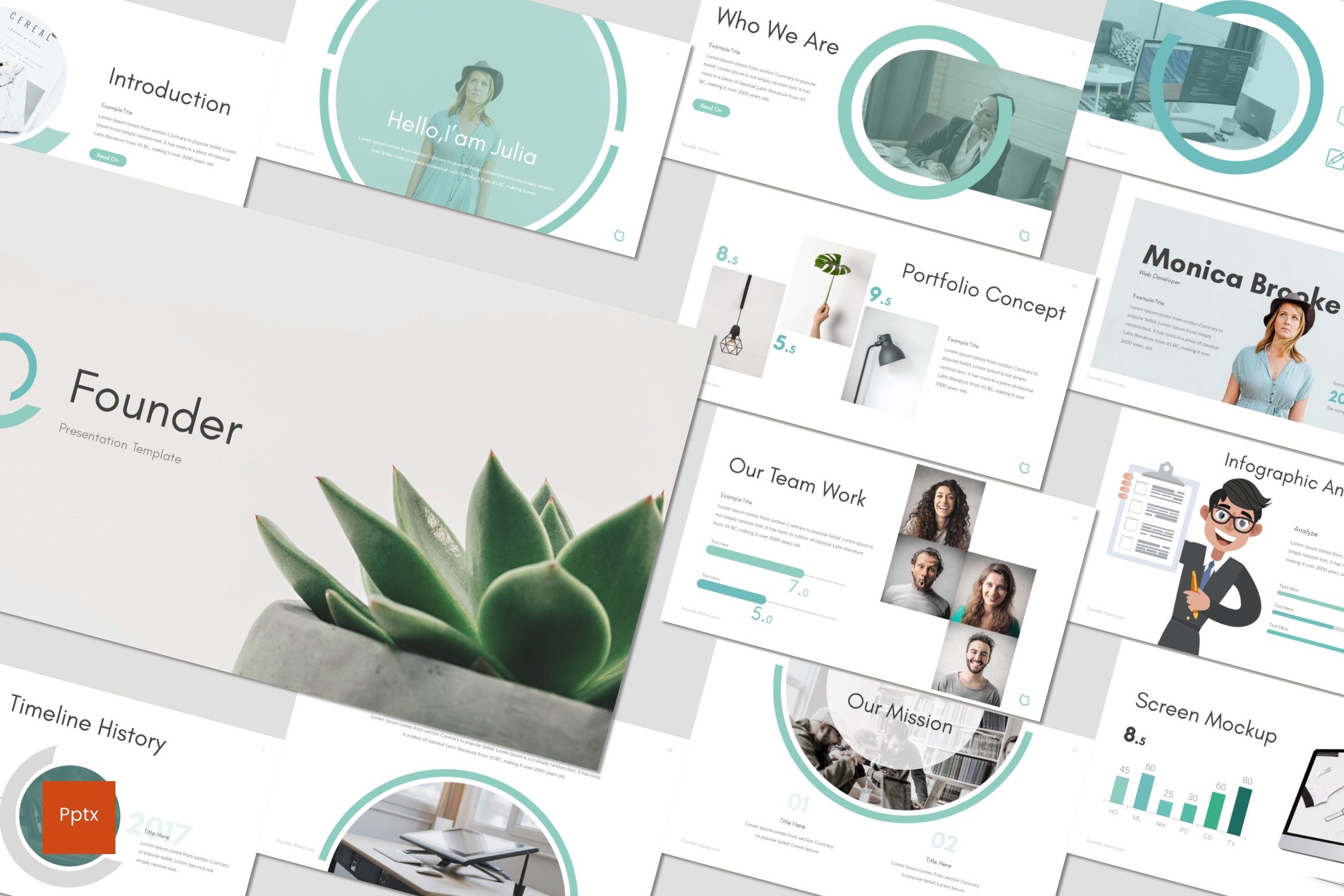Founder - Powerpoint Template