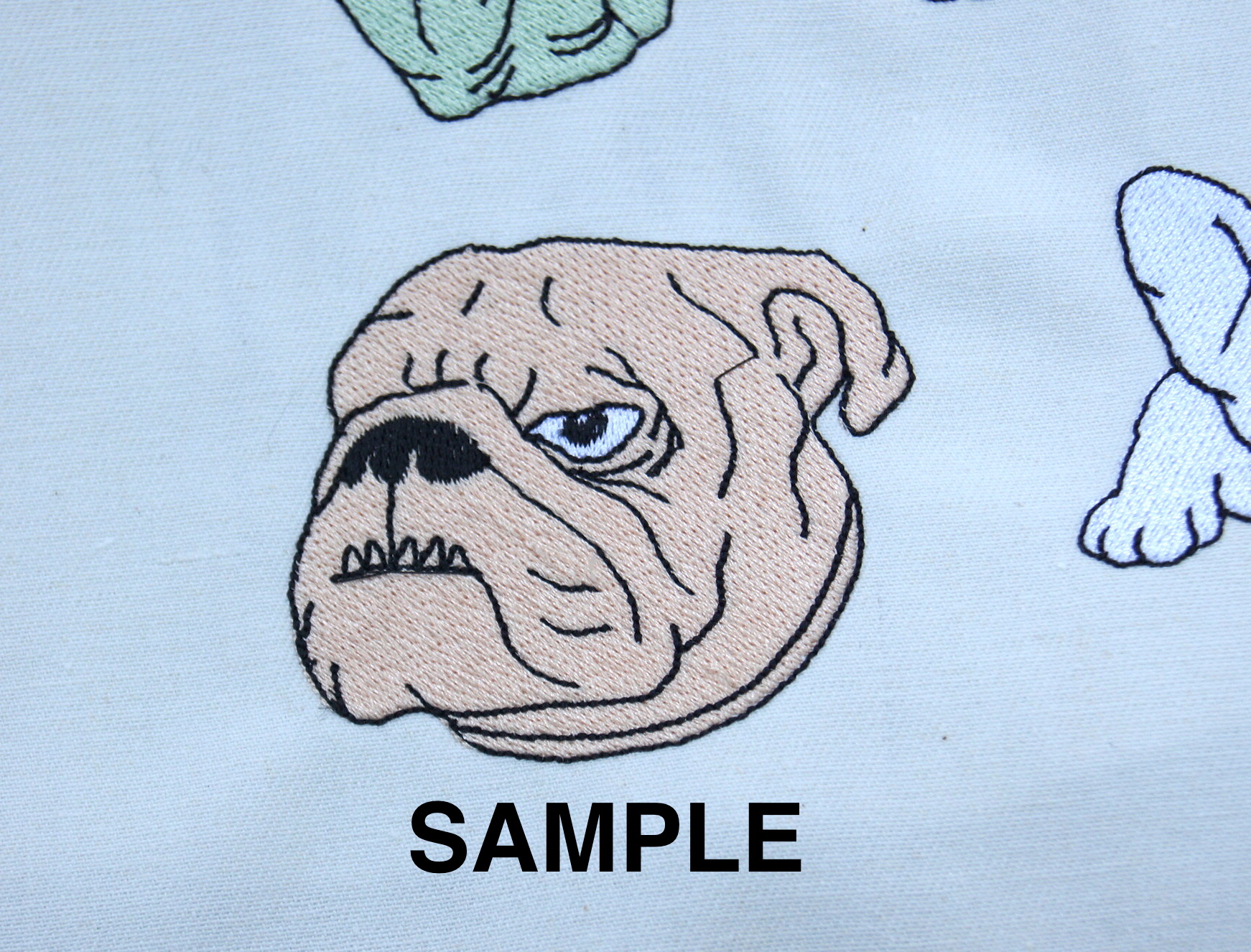 Bulldog Embroidery Design 2.5x2.2' - Can Resize and Convert (83750 ...