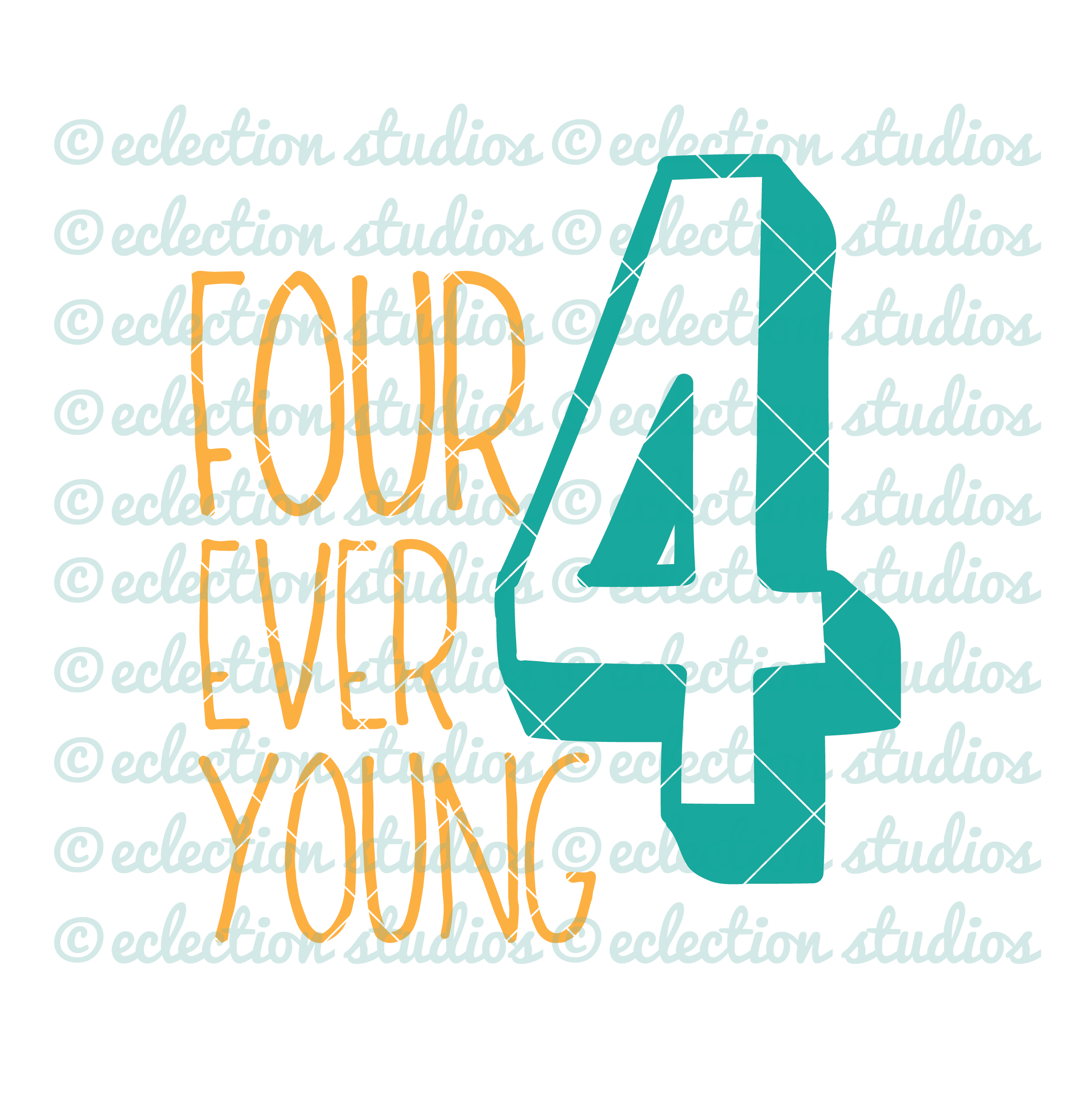 Four Ever Young SVG