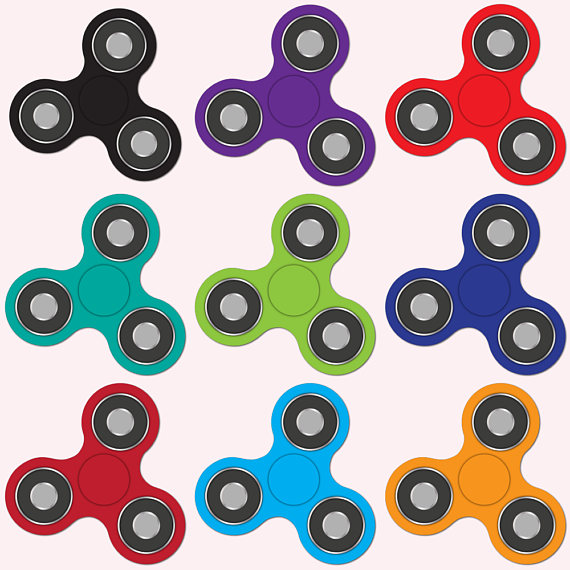 Spinner Fidget Clipart (48946) | Illustrations | Design Bundles