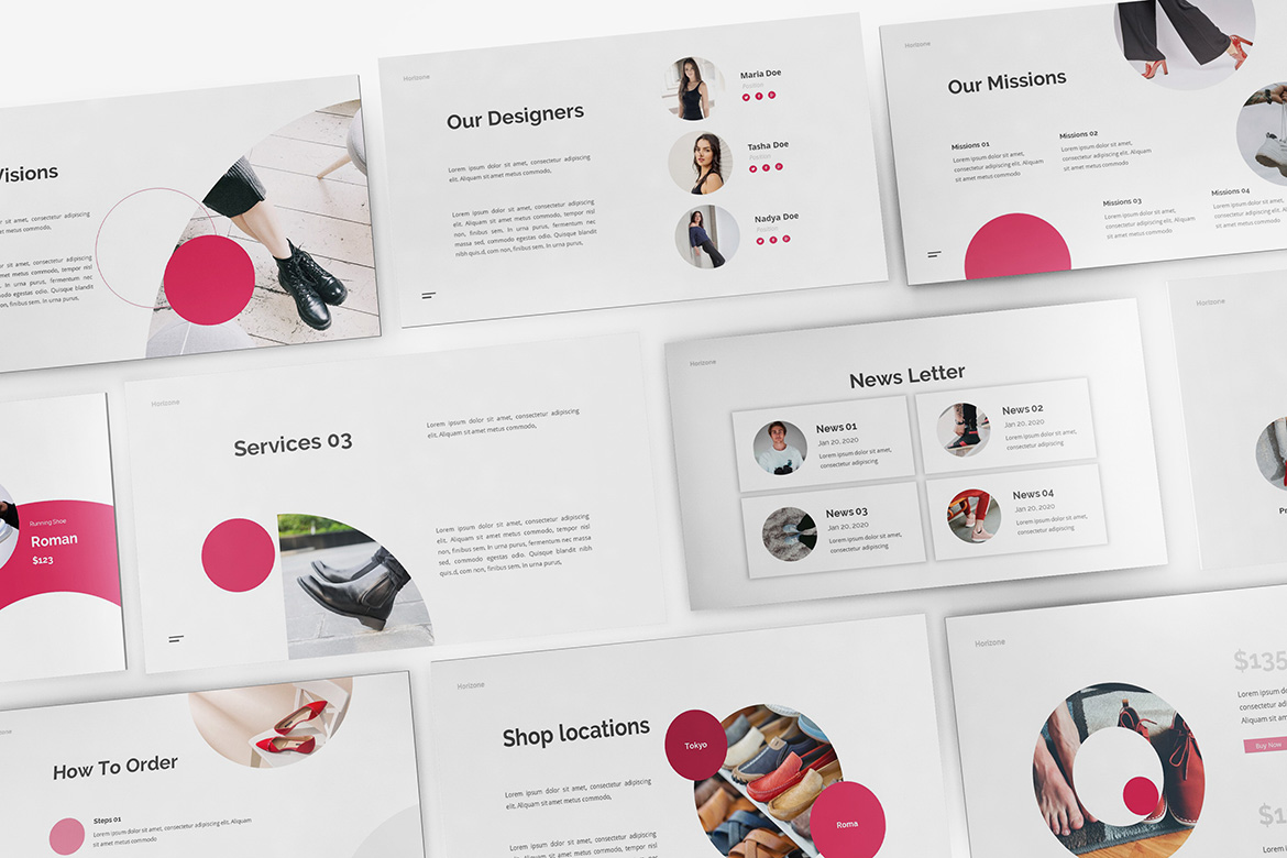 Shoes Store Google Slides Template