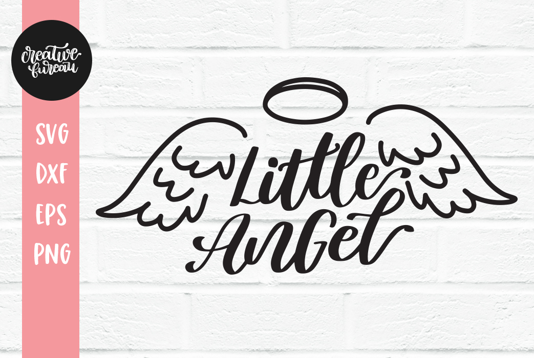 Little Angel SVG DXF Cut File