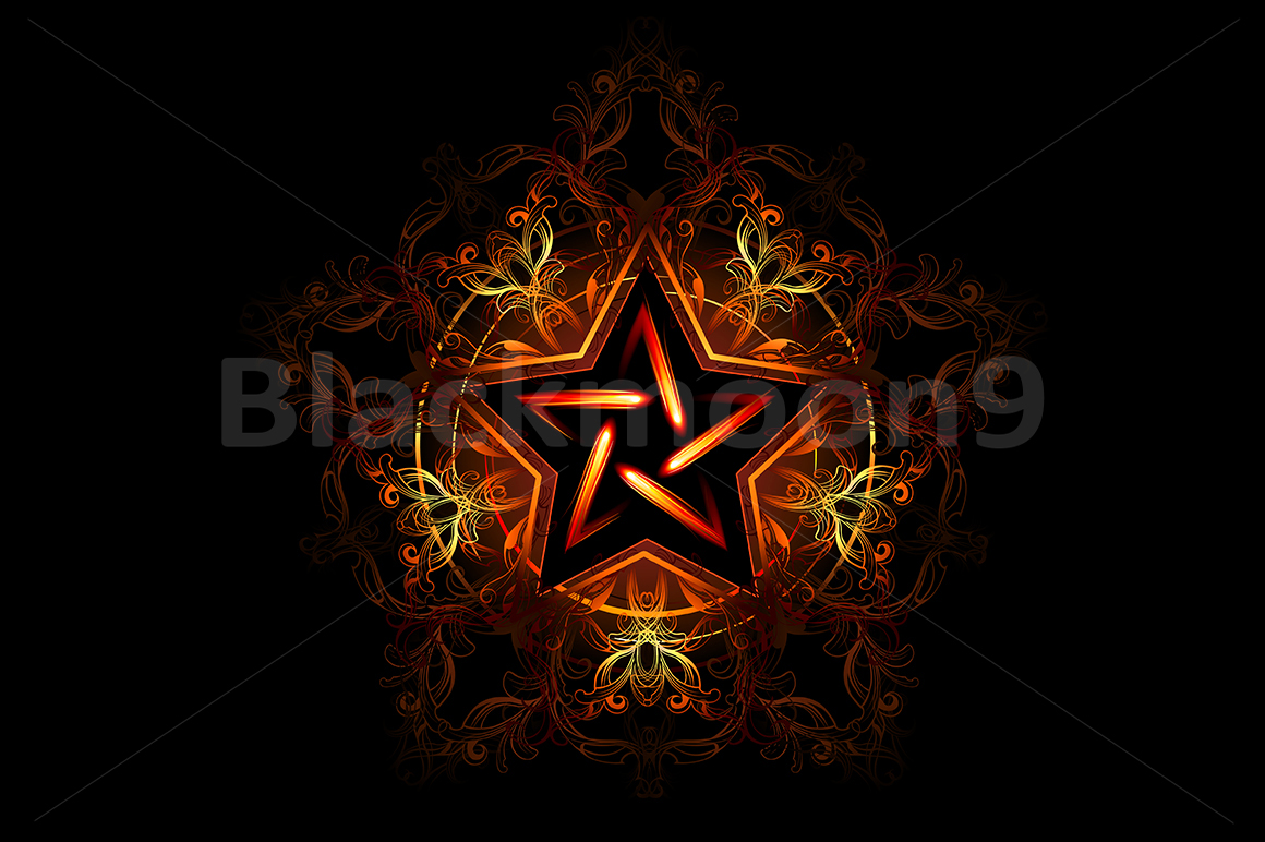 Mystical Fiery Star 33782 Illustrations Design Bundles mystical-fiery-star-33782-illustrations-design-bundles