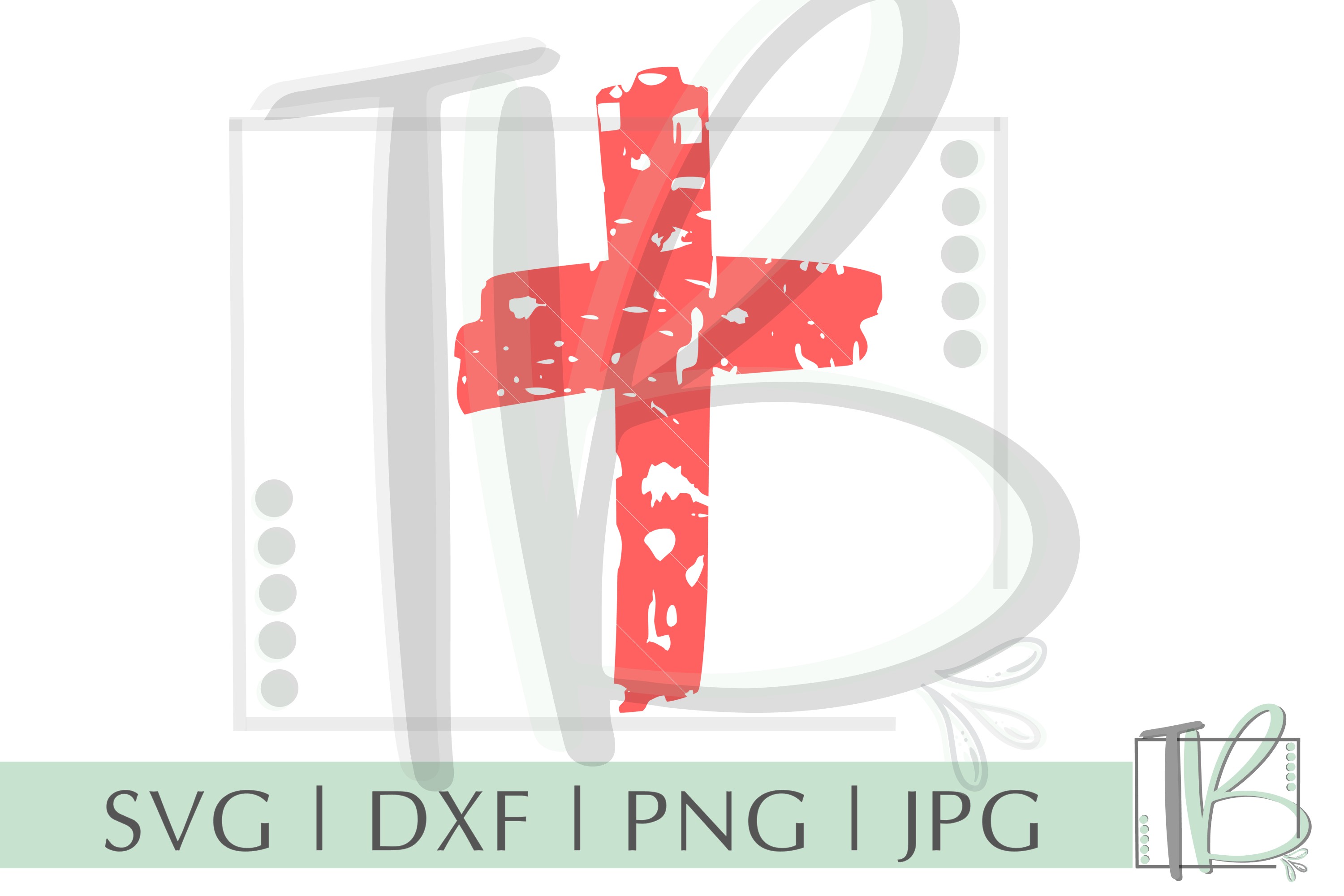Grunge SVG, Distressed SVG, Cross SVG