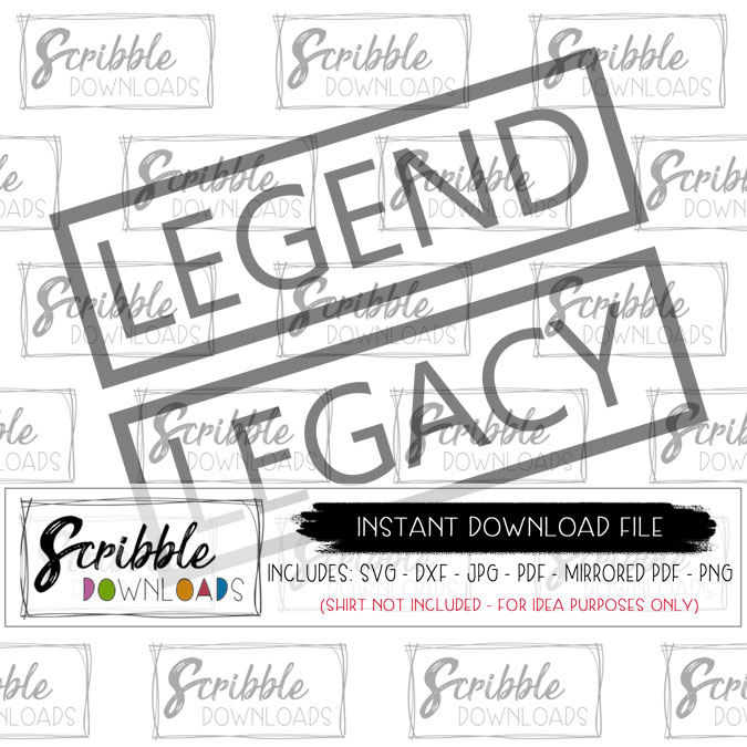 Legend and Legacy SVG (98731) | SVGs | Design Bundles