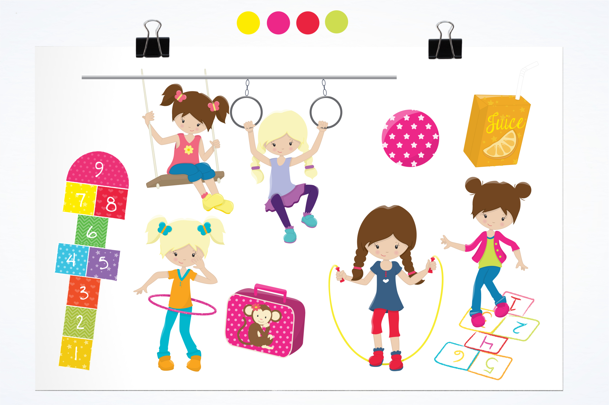 Recess Fun graphics and illustrations