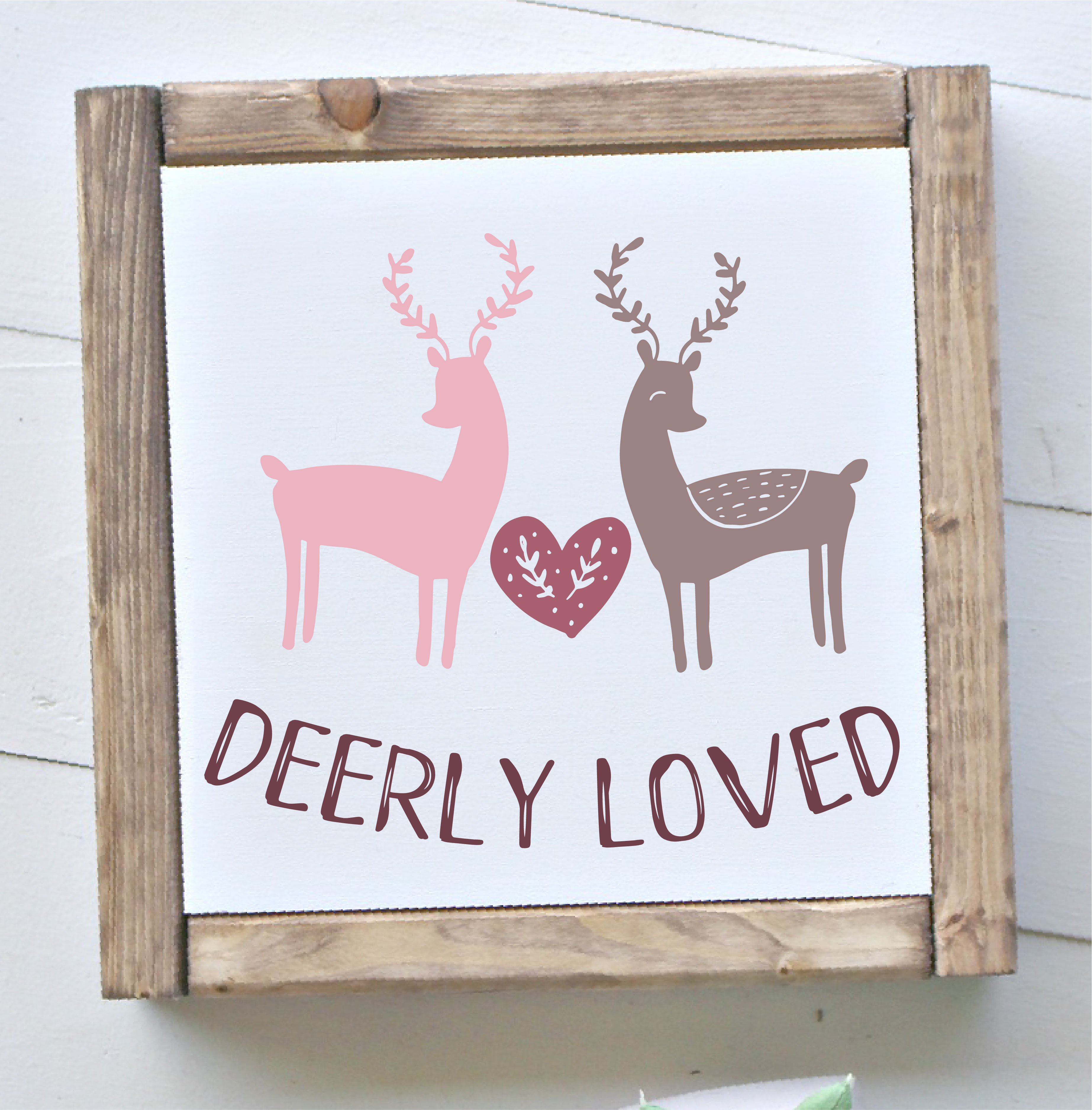 Deerly Loved SVG (49979) | SVGs | Design Bundles