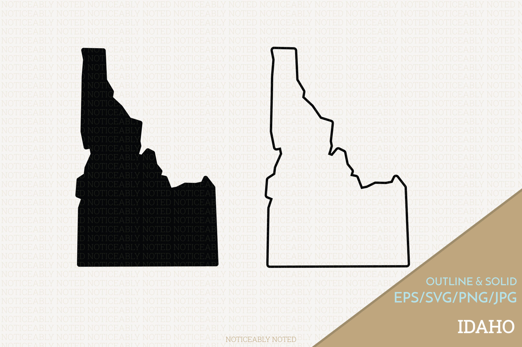 Idaho Vector / Clip Art (15900) | Illustrations | Design Bundles