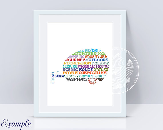 Caravan Word art, Road trip jpg, png, eps, svg, dxf, pdf
