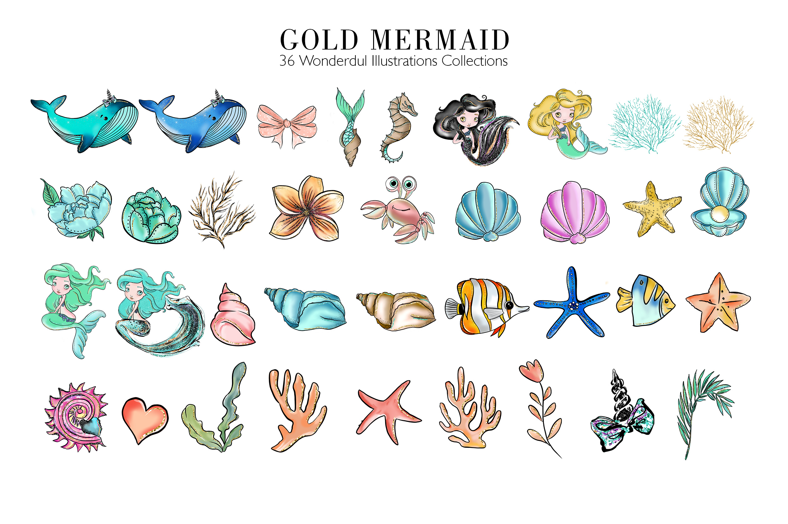 Gold Mermaid
