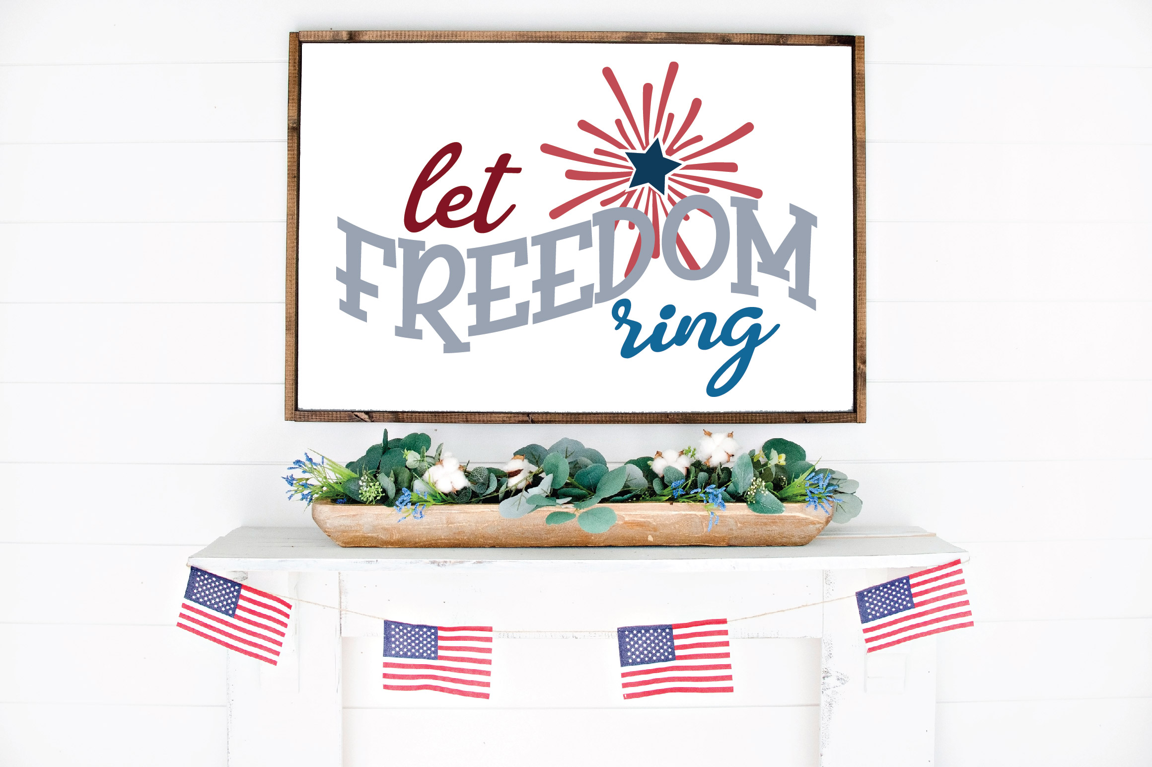 Let Freedom Ring SVG Cut File - Patriotic SVG DXF EPS PNG (531916 ...