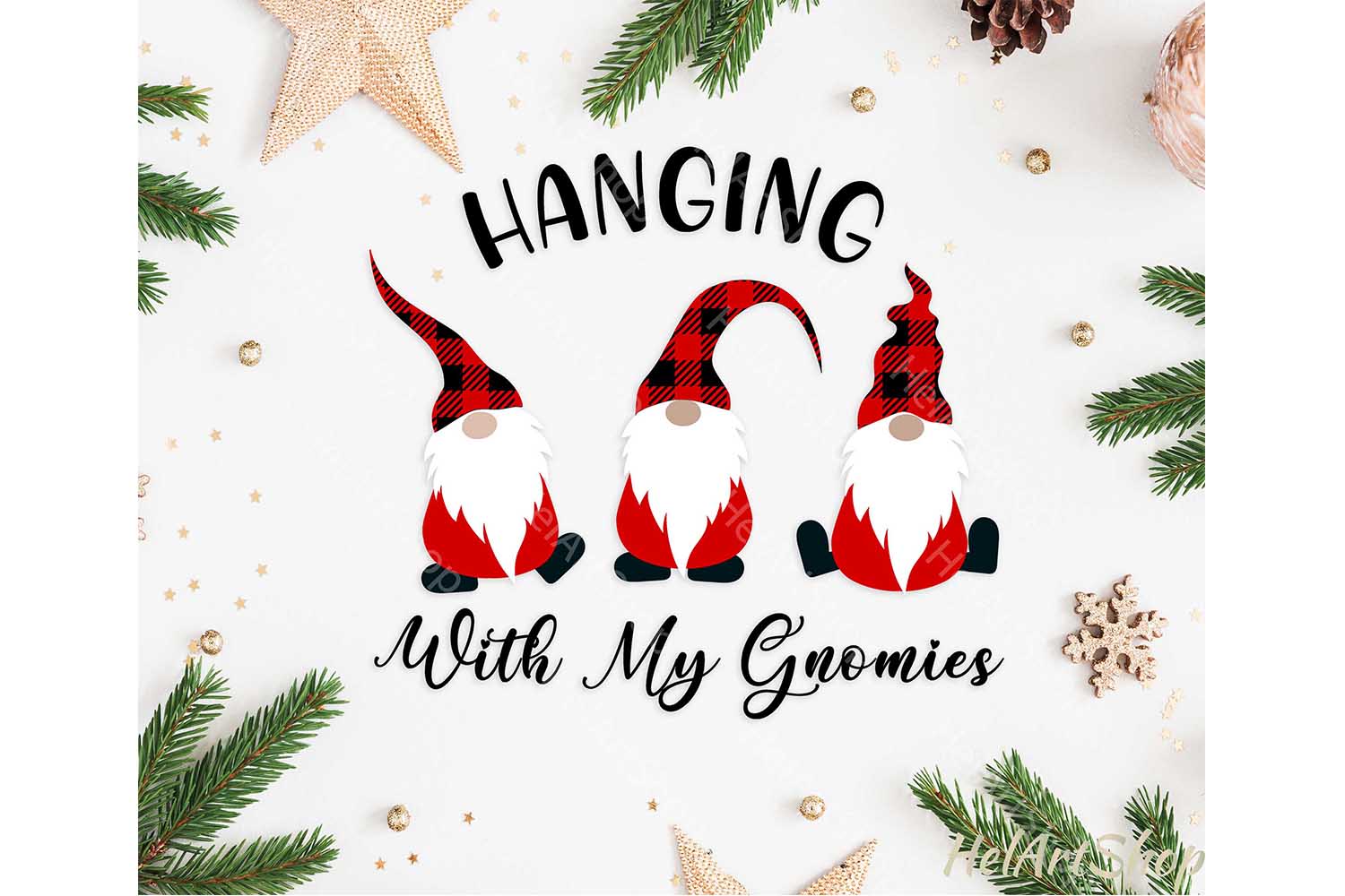 Hanging With My Gnomies svg cutting file