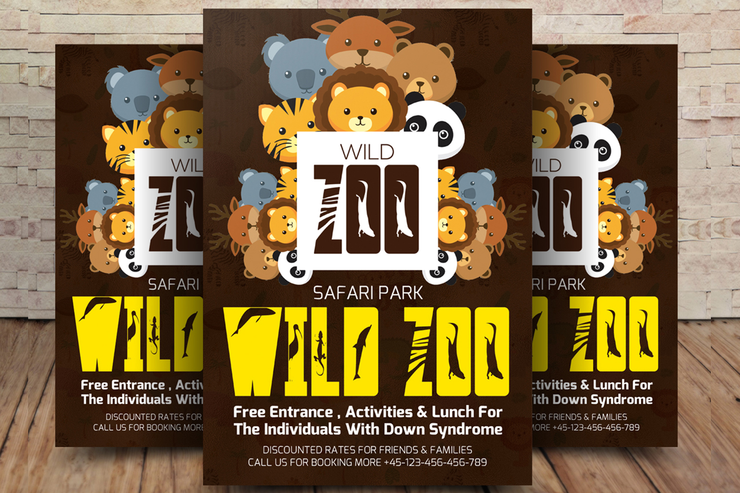 Wild Life Zoo Flyer