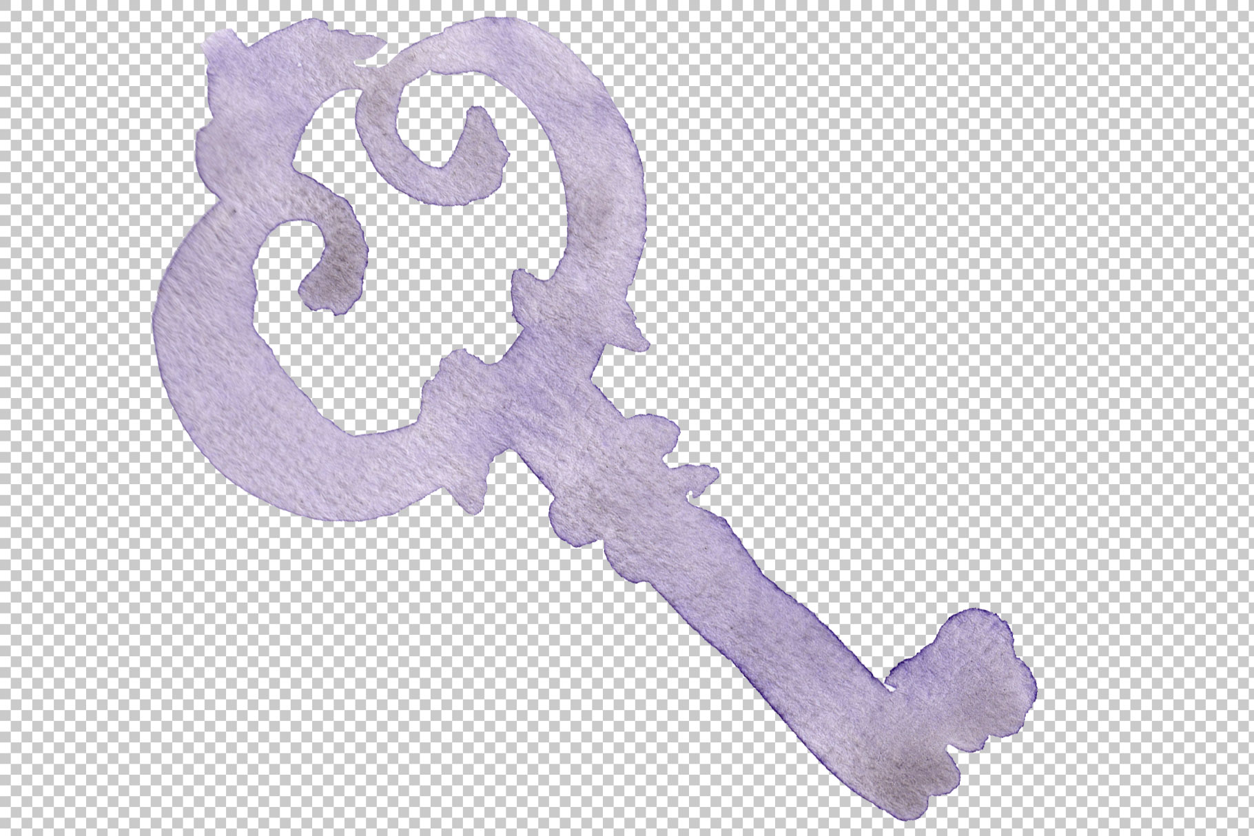 Watercolor vintage old keys PNG set (145810) | Illustrations | Design ...