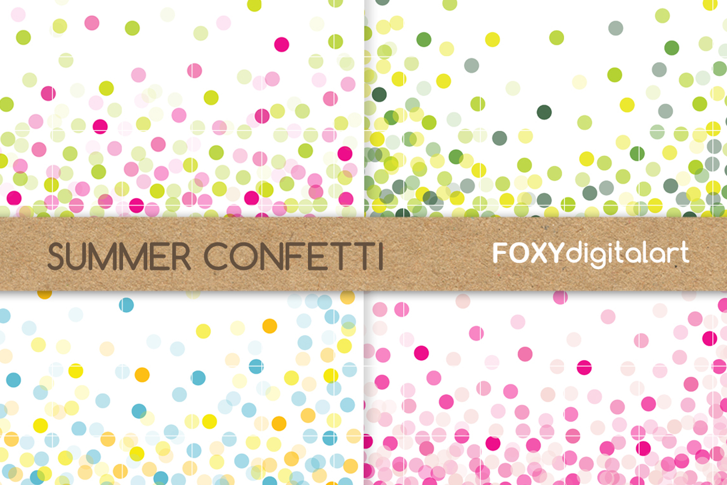 Confetti digital paper scrapbook diy wedding invitations (278754 ...