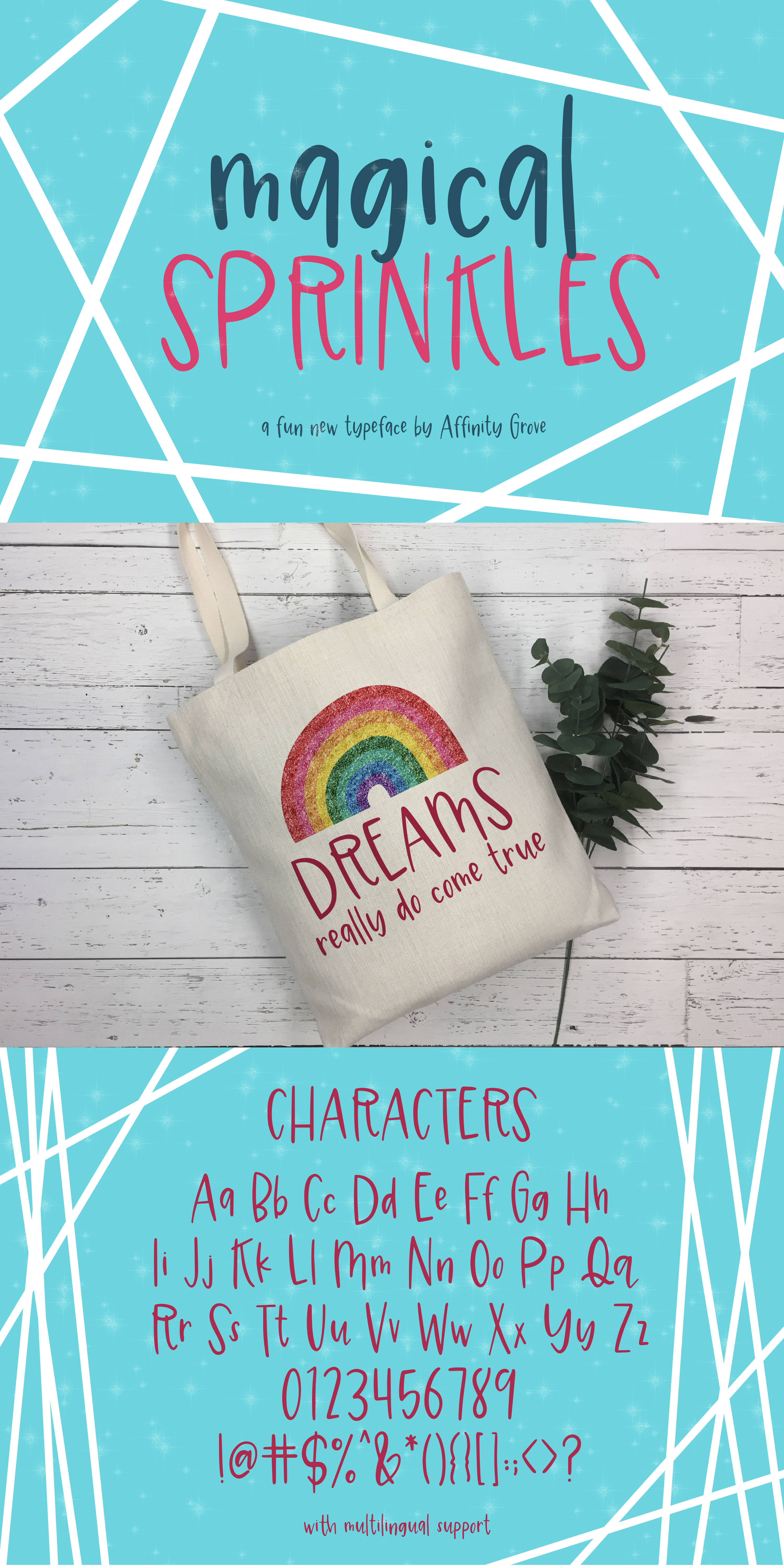 Magical Sprinkles Font (417385) | Sans Serif | Font Bundles