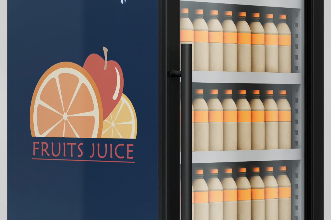 Refrigerator Mockup (35302) | Mock Ups | Design Bundles