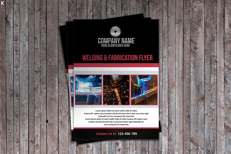 Welding and Fabrication Flyer (104271) | Flyers | Design Bundles